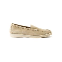 British Passport Leder-Mokassins in Beige - 58% | Gr&ouml;&szlig;e 39 | Damen-schuhe-halbschuhe