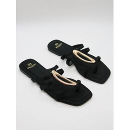 Bellucci Zehentrenner in Schwarz - 61% | Gr&ouml;&szlig;e 36 | Damen-sandalen