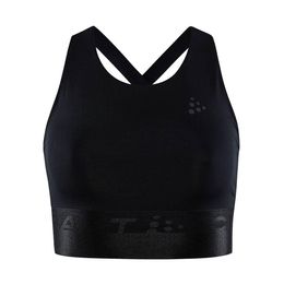 Craft Sport-BH "Core Essence" in Schwarz - 47% | Gr&ouml;&szlig;e M | Damen-sportunterwaesche