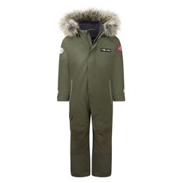 Trollkids Schneeanzug "Kirkenes" in Khaki - 65% | Gr&ouml;&szlig;e 86 | Kinderhosen