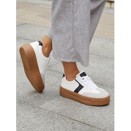 Bellucci Sneakers in Wei&szlig;/ Schwarz/ Grau - 66% | Gr&ouml;&szlig;e 38 | Damen-sneakers