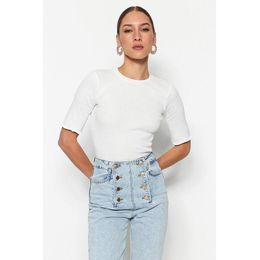 Trendyol Shirt in Wei&szlig; - 55% | Gr&ouml;&szlig;e XS | Damen-tops