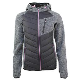 Degr&eacute; Celsius Hybridjacke "Alberry" in Grau - 66% | Gr&ouml;&szlig;e XL | Damen-outdoorjacken