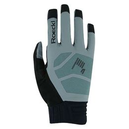 Roeckl Sports Fahrradhandschuhe "Murnau" in Schwarz/ T&uuml;rkis - 47% | Gr&ouml;&szlig;e 9,5 | Damenhandschuhe