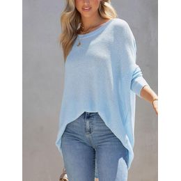 Milan Kiss Pullover in Hellblau - 66% | Gr&ouml;&szlig;e L | Damen-pullover-cardigans