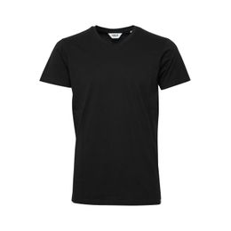 !Solid V-Shirt SOLID "V-Shirt SDBedo", Herren, Gr. M, schwarz, Obermaterial: 60% Baumwolle CO. 40% Polyester PES., Shirts