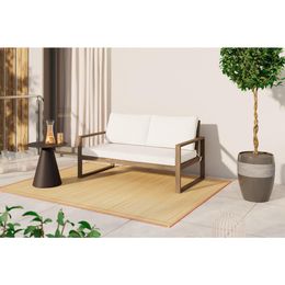 Ambia Garden Gartenbank, Akazie, Holz, Akazie, Hartholz, 2-Sitzer, 140x75x73 cm, Gartenm&ouml;bel, Gartenb&auml;nke