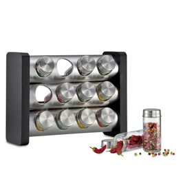 K&uuml;chenprofi K&uuml;chenprofi Gew&uuml;rzregal, Glas, 29.5x22x12.5 cm, K&uuml;chenzubeh&ouml;r, Vorratsbeh&auml;lter, Gew&uuml;rzgl&auml;ser