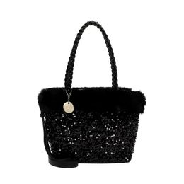 Emily & Noah Shopper EMILY & NOAH "Shopper E&N Hara", Damen, Gr. B/H/T: 38cm x 27cm x 14cm 0, schwarz (schwarz 100), Polyester, Taschen Shopper