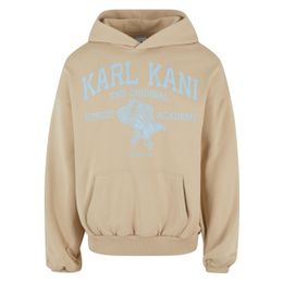 Kapuzensweatshirt Karl Kani "Karl Kani Karl Kani Kani Street Academy OS Hoodie", Herren, Gr. S, sand, 65% Baumwolle, 35% Polyester, bedruckt, Sweatshirts