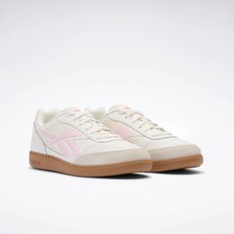 Sneaker Reebok CLASSIC "REEBOK FINALE", Herren, Gr. 41, chalk, pink, gum, Leder, Synthetik, Schuhe Sneaker
