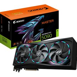 Gigabyte Grafikkarte "AORUS GeForce RTX 5090 MASTER 32G Grafikkarte - 32 GB GDDR7, 512 Bit", ohne farbbezeichnung, Grafikkarten