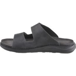 Franken Schuhe Herren Pantolette mit gepolstertem Fu&szlig;bett schwarz Gr&ouml;&szlig;e 40