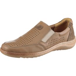 Herren Slipper mit Perforation camel Gr&ouml;&szlig;e 41