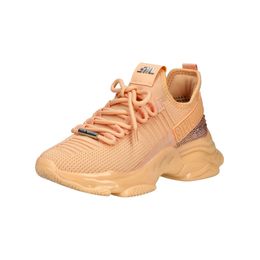 Sneaker Steve Madden "Steve Madden Sneaker Textil", Damen, Gr. 38, orange, Textil, Schuhe Sneaker