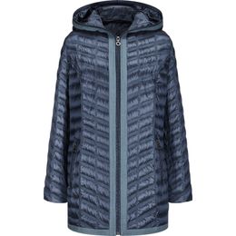 CR&Eacute;ATION L Damen Steppjacke mit Details in Jeans-Optik rauchblau Gr&ouml;&szlig;e 38