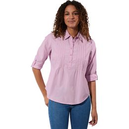 CR&Eacute;ATION L Damen Hemdbluse mit krempelbaren &Auml;rmeln ros&eacute; Gr&ouml;&szlig;e 38