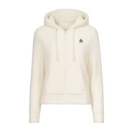 Sweatjacke Just Rhyse "Just Rhyse Just Rhyse Arequipa Zip Hoodies", Damen, Gr. L, sanftes wei&szlig;, 100% Polyester, Sweatjacken Sweatjacke