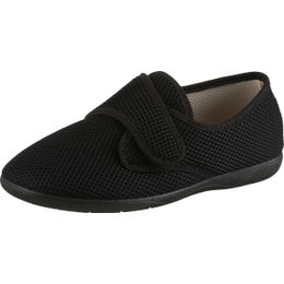 CR&Eacute;ATION L Herren Hausschuh in Mesh-Qualit&auml;t schwarz Gr&ouml;&szlig;e 45