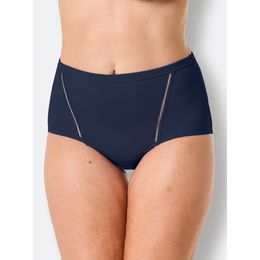 w&auml;schepur Taillenslip W&Auml;SCHEPUR, Damen, Gr. 50, 2 Stk., blau (marine), 95% Baumwolle, 5% Elasthan, Unterhosen Taillenslip