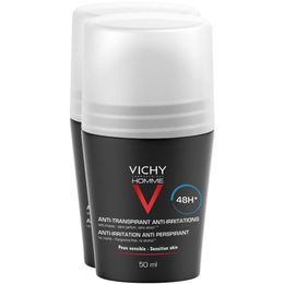 L'Or&eacute;al Vichy Homme Deo Roll-on f&uuml;r sensible Haut 48h Dp 2X50 ml