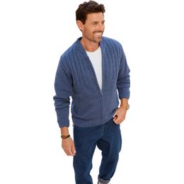 CR&Eacute;ATION L Herren Strickjacke jeansblau Gr&ouml;&szlig;e 52