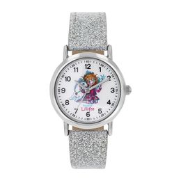 Quarzuhr Prinzessin Lillifee, silberfarben, Armbanduhren, Kinder, Quarzuhr, Armbanduhr, Kinderuhr, M&auml;dchen, analog