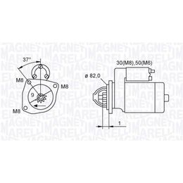 MAGNETI MARELLI Starter 063721389010 f&uuml;r Fiat Iveco Peugeot