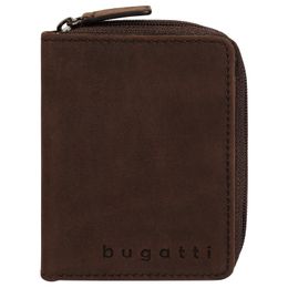 Geldb&ouml;rse Bugatti "LUCA", Damen, braun, Leder, unifarben, Kleinlederwaren, echt Leder