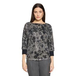 Schlupfbluse Betty Barclay "Damen mit Fledermaus&auml;rmeln", Damen, Gr. 36, beige, taupe, Obermaterial: 95% Polyester, 5% Elasthan. Futter: 100% Polyester, figurumspielend normal, Rundhals, Blusen Schlupfbluse
