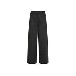 Chinohose soyaconcept "Soya Concept Trousers SC-VAGNA 5", Damen, Gr. XL, Normalgr&ouml;&szlig;en, grau (99870 schwarz earth melange), Obermaterial: 90% Polyester, 10% Wolle, Hosen Chinohose