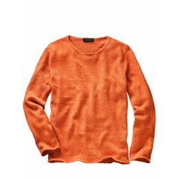 Mey & Edlich Mey & Edlich Herren Upcycled Sweater Orange 95 % Baumwolle (80 % recycelt), 5 % andere Fasern