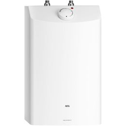 Kleinspeicher AEG HAUSTECHNIK "DKU 10, Untertischboiler 10 Liter", wei&szlig;, B:29,6cm H:50,6cm T:27,6cm, Speichererhitzer, Sicherheitsgruppe zwingend erforderlich, mit Stecker