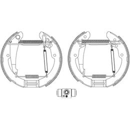 Hella Bremsbackensatz 8db355004461 f&uuml;r VW