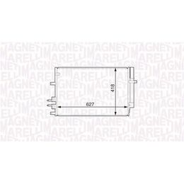 MAGNETI MARELLI Kondensator, Klimaanlage 350203615000 f&uuml;r ALFAROME/Fiat/LANCI