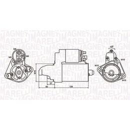 MAGNETI MARELLI Starter 063721050010 f&uuml;r Ford Volvo MAZDA