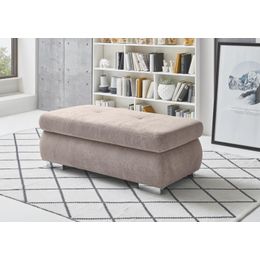 Hocker DIE PLANBAR "MP-IN16037", lila (flieder), B:129cm H:47cm T:64cm, 90% PES 10% PA, Hocker, Hocker mit Stauraum Polsterhocker, mit Stauraum