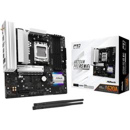 Asrock Mainboard "A620AM Pro RS WiFi", schwarz, wei&szlig;, B:24,4cm H:6cm T:24,4cm, Mainboards
