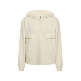 Blusentop soyaconcept "Soya Concept Shirt SC_BANU", Damen, Gr. S, 1620 cream, Obermaterial: 48% Modal, 48% Polyester, 4% Elasthan, Blusen Blusentop
