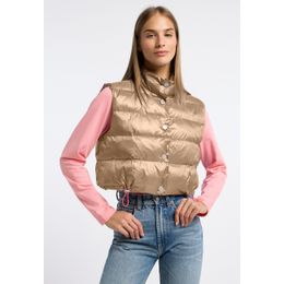 Frieda & Freddies New York Steppweste FRIEDA & FREDDIES "Thermolite Vest / My Maddy", Damen, Gr. 42, hellbeige, 100% Polyamid, unifarben, Westen Steppweste