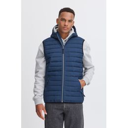 Steppweste Blend "BHEdmar", Herren, Gr. L, marineblau melange, Steppware, 100% Polyester, meliert, Basic, normal normal, Westen Steppweste, Stilvolle Basic Steppweste mit Taschen