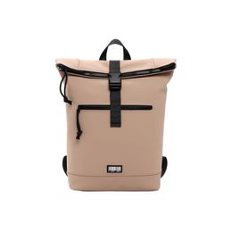 Emily & Noah Rucksack EMILY & NOAH "Rucksack E&N Kairo", Damen, Gr. B/H/T: 37cm x 39cm x 12cm, rosa (oldrose 651), Obermaterial: 60% Polyurethan PU. 40% Polyester PES., Rucks&auml;cke Rucksack