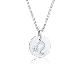 Kette mit Anh&auml;nger Elli "Sternzeichen L&ouml;we 925 Sterling Silber", silber, Halsketten, Damen, 45, ohne Stein, Silber 925 (Sterlingsilber), L: 45