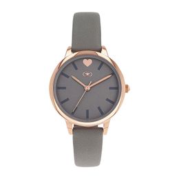 Quarzuhr Tom Tailor, grau, Armbanduhren, Kinder, Quarzuhr, Armbanduhr, Kinderuhr, M&auml;dchen, analog