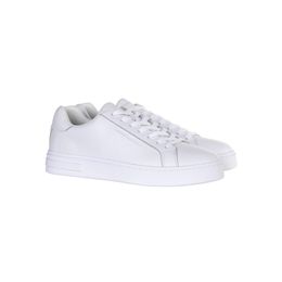 Sneaker Armani Exchange "Sneaker", Herren, Gr. 41, wei&szlig;, Obermaterial: 100% Rindsleder Leather cow., Schuhe Sneaker