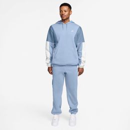 Trainingsanzug Nike Sportswear "M NK CLUB FLEECE HDED TRACK GX", Herren, Gr. XXL, hydrogen blu, Obermaterial: 80% Baumwolle, 20% Polyester, Sportanz&uuml;ge Trainingsanzug, f&uuml;r Freizeit und Training, sportlicher Stil, angenehmer Tragekomfort
