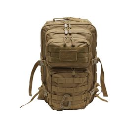 Rucksack Brandit "Brandit US Assault Pack Large", Gr. onesize, camel, Polyester, Rucks&auml;cke Rucksack