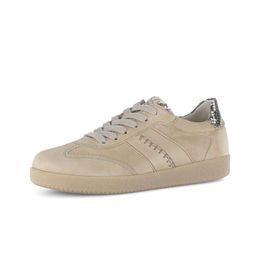 Gabor Damen Sneaker "Sneaker low", Gr. 37, beige, Schuhe