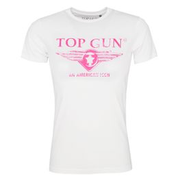 T-Shirt Top Gun "Beach TG20191071", Herren, Gr. 52L, pink, Obermaterial: 100% Baumwolle, Shirts T-Shirt