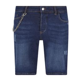 Shorts 2Y Premium "2Y Premium Herren 2Y Jeans Shorts", Herren, Gr. 29, Normalgr&ouml;&szlig;en, blau, 97% Baumwolle, 3% Elasthan, unifarben, slim fit, Hosen Shorts
